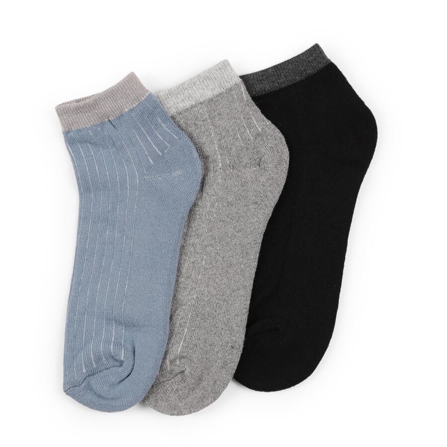 Brink Men's Muted Steel Blue and Light Heather Gray and Jet Black ...