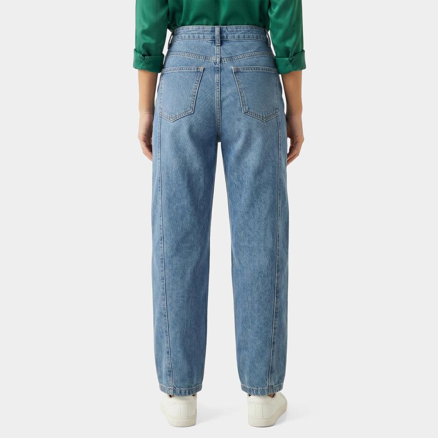 Mavie Women's Light Blue Straight Fit High-Rise Jeans | Vishal Mega ...