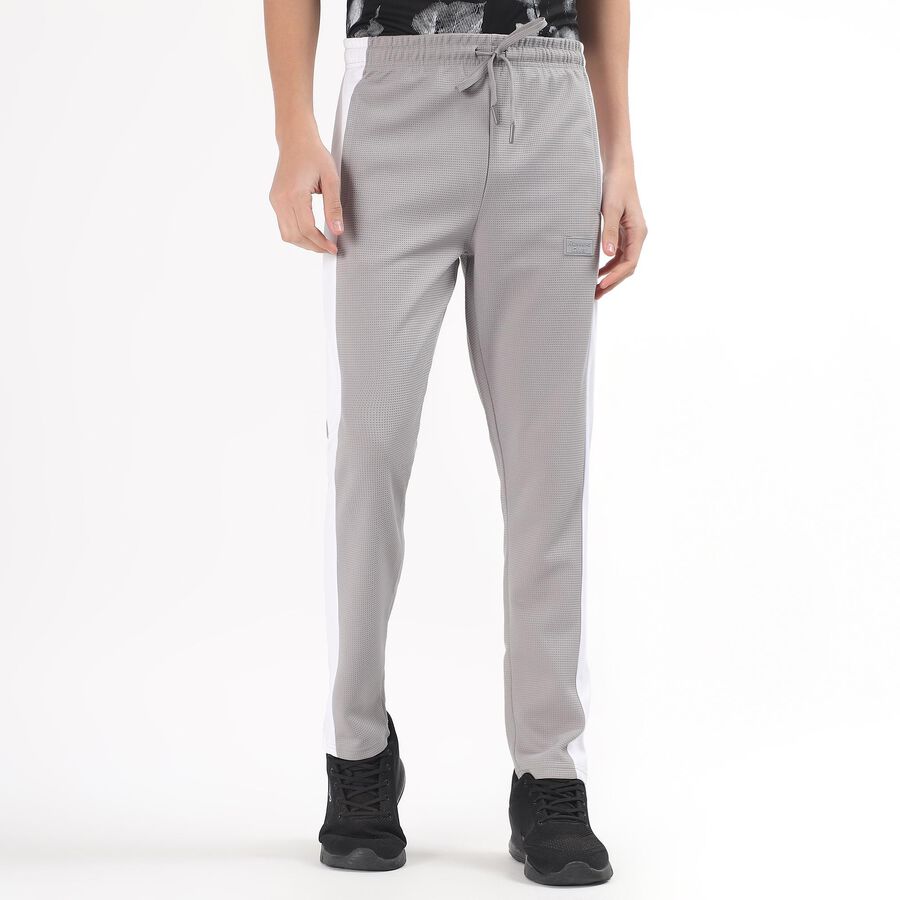 Brink Men's Light Ash Grey Tapered Fit Side-Panel Track Pants | Vishal ...