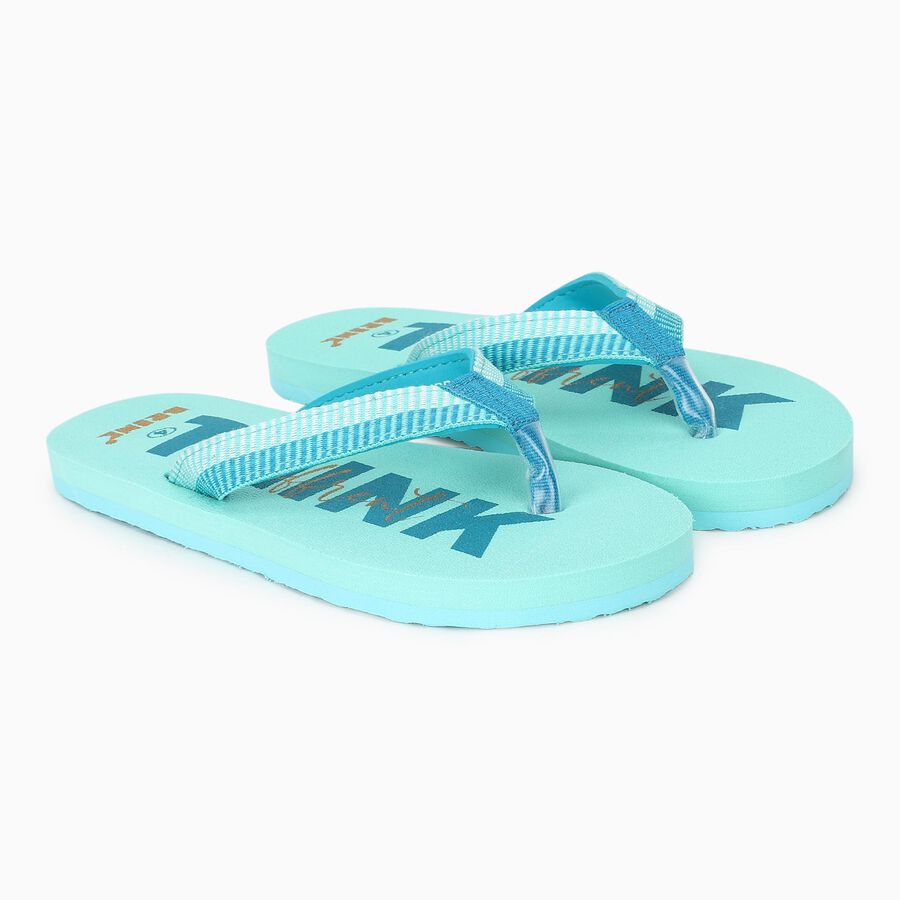Brink Women's Mint Blue Thong Strap Flip-Flops | Vishal Mega Mart India
