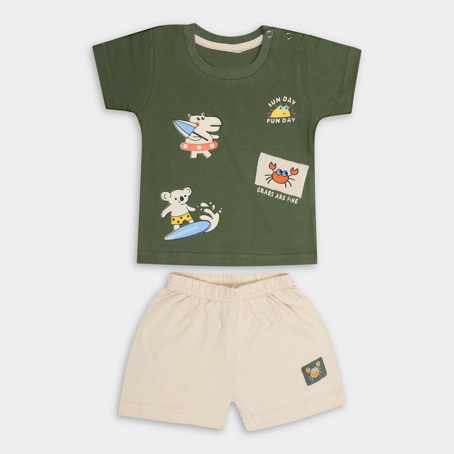 Yellow Hippo Infant Boys' 100% Cotton Baba Suit | Vishal Mega Mart India