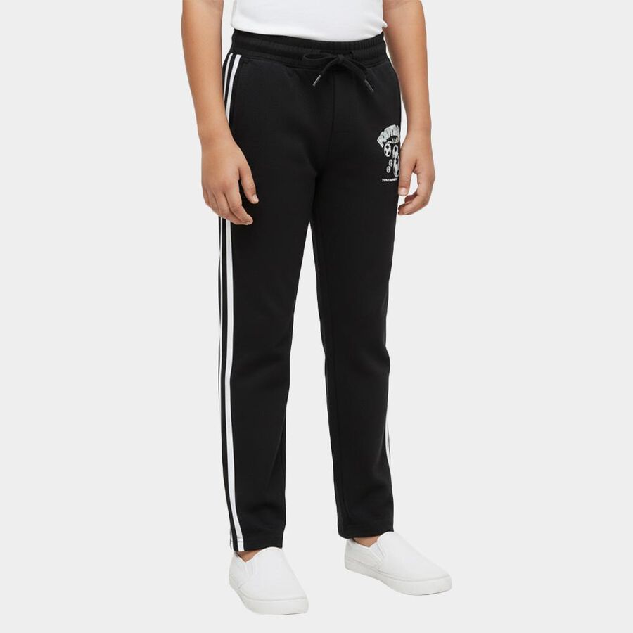 Slant Boys' Jet Black Cotton Blend Football Print Pyjama | Vishal Mega ...