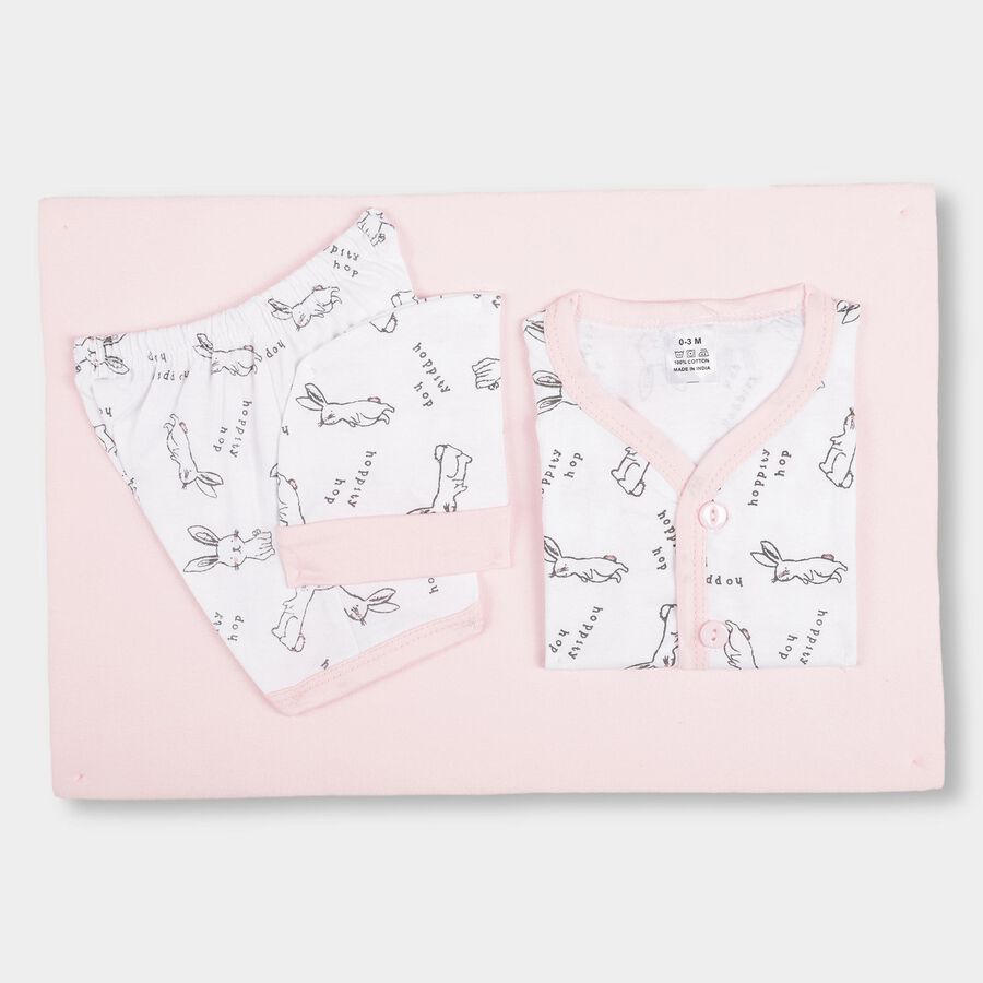 Yellow Hippo Infants' Cotton Gift Set 4 Pc Gift Set (Top, Shorts, Cap ...