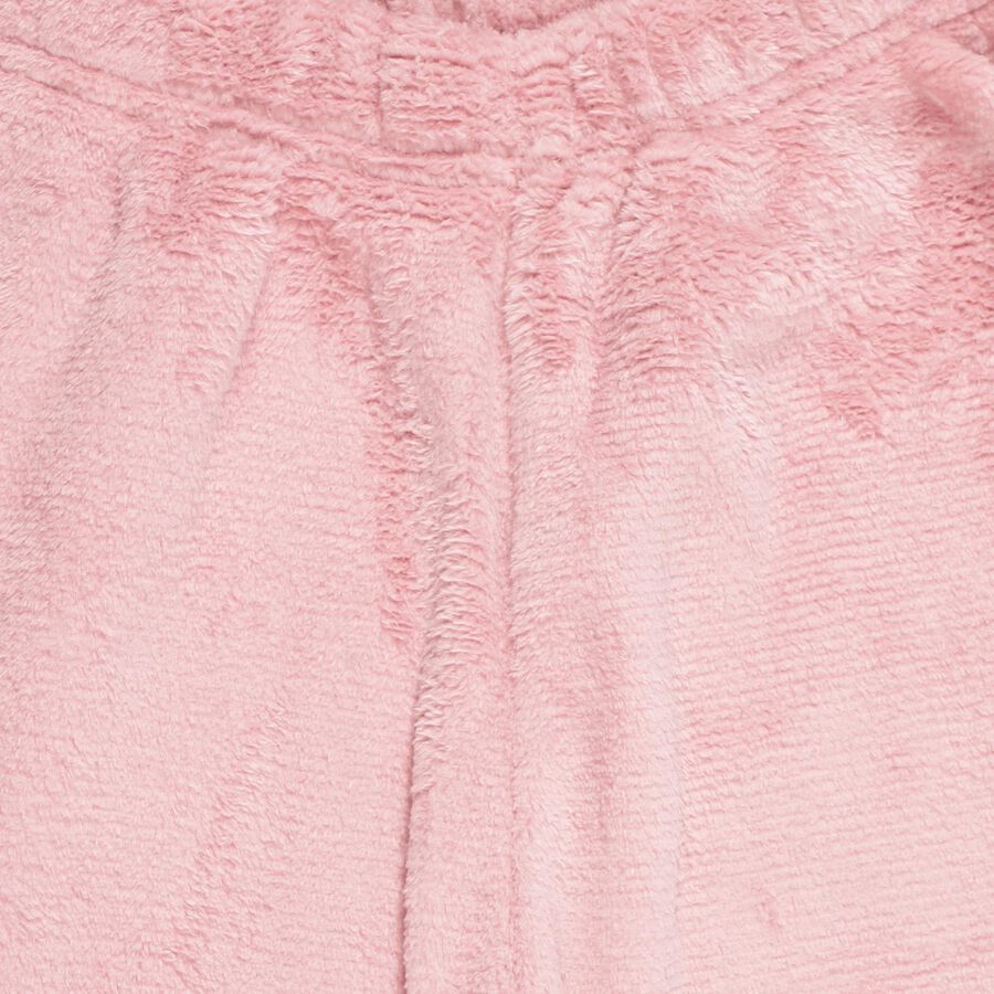 Hand Print Girls' Soft Pink Fleece Elastic Waist Pyjama | Vishal Mega ...
