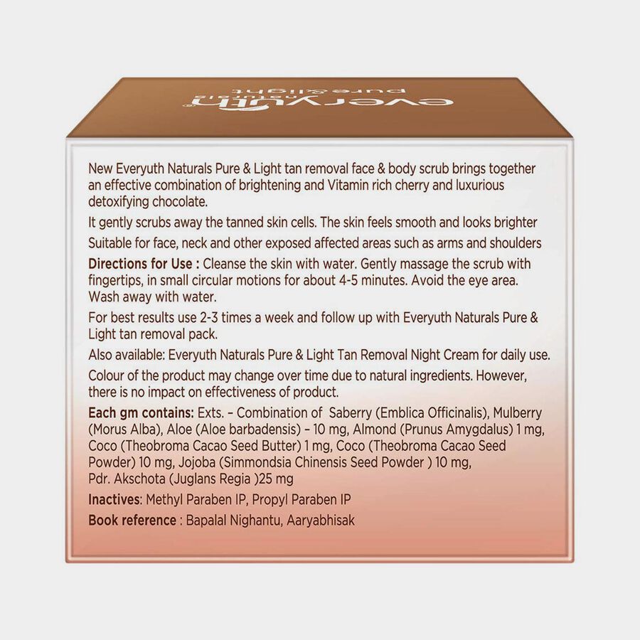 Everyuth Tan Removal choco Cherry Scrub (50g) & Choco Cherry Face Pack ...