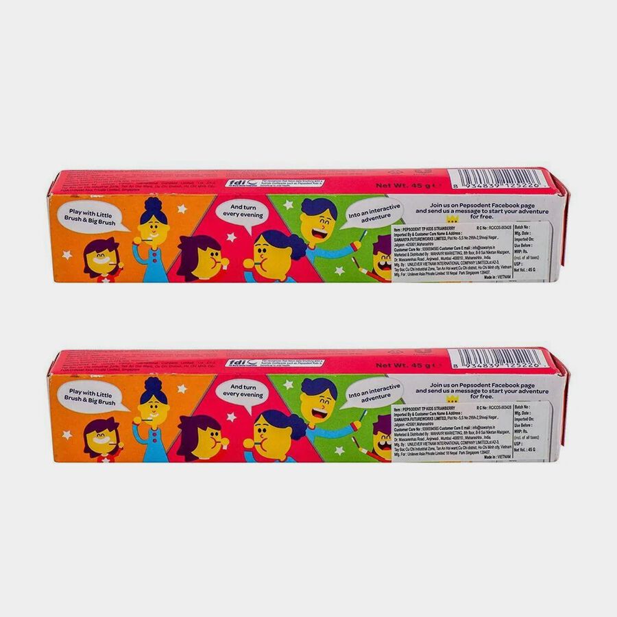 Pepsodent Kids Toothpaste, Strawberry Flavour | Vishal Mega Mart India