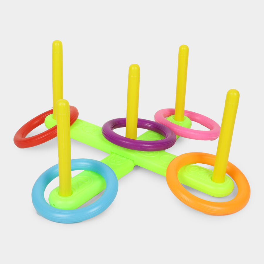 Kid's Multicolor Ring Toss Learning Game