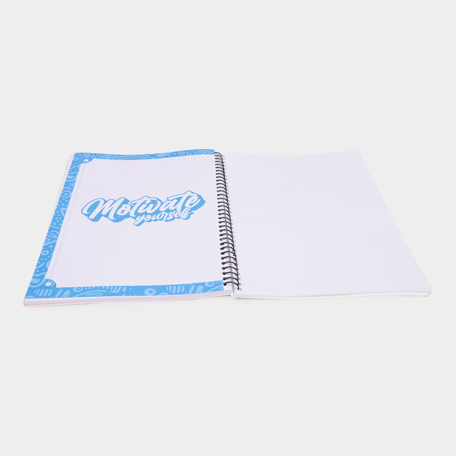 280 Pages A4 Spiral Unruled Notebook