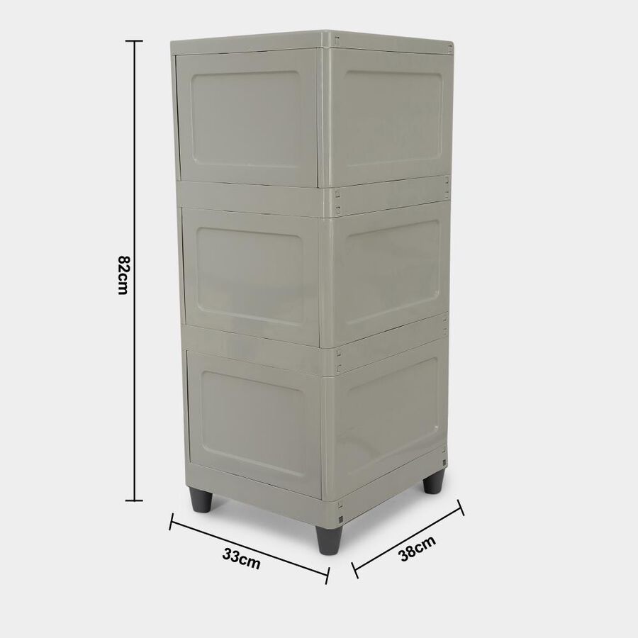 Home Select 3 Tier Plastic Multi Purpose Rack | Vishal Mega Mart India