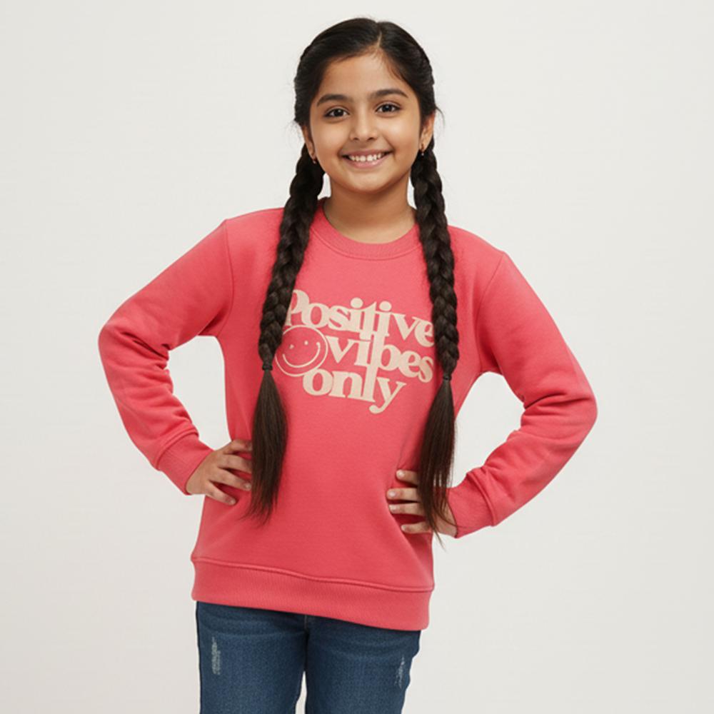 Hand Print Girls' Sweatshirt | Vishal Mega Mart India