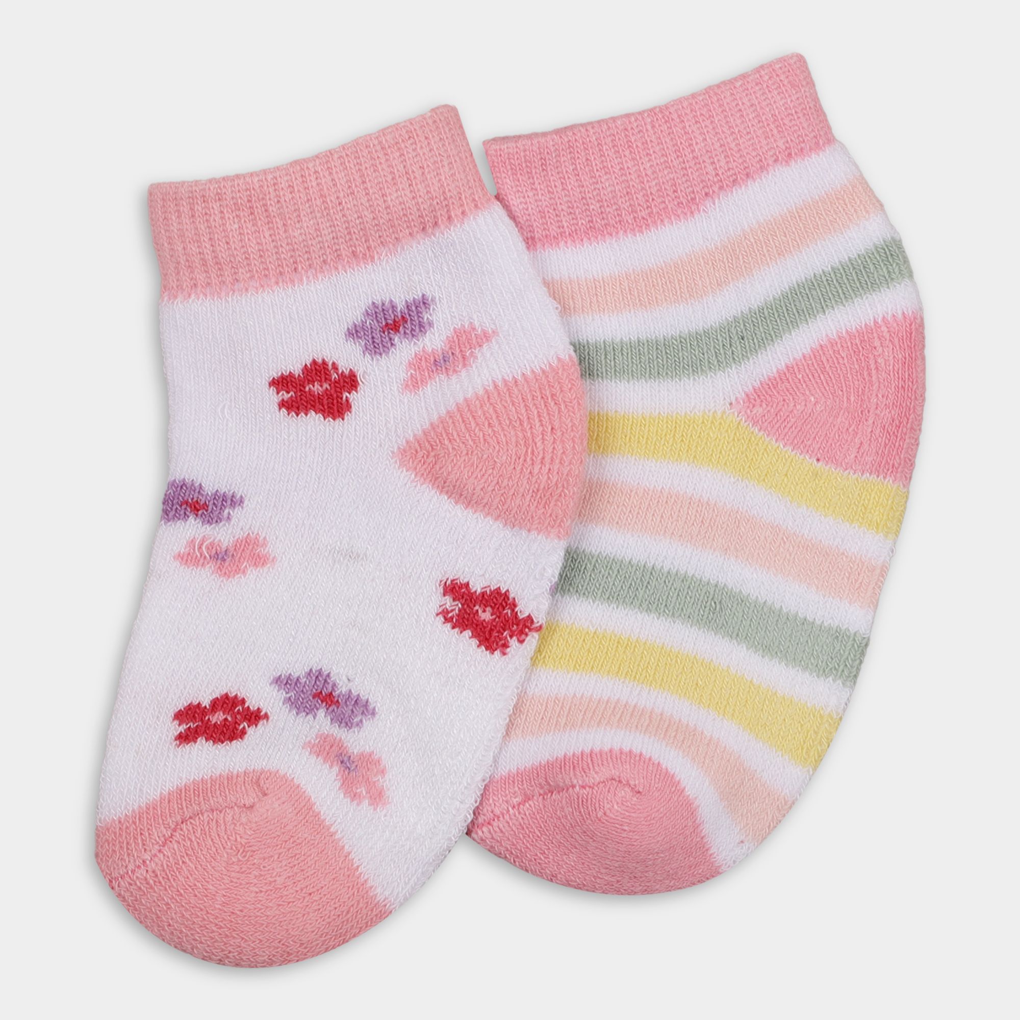 Yellow Hippo Infants' Socks (Pack of 2) | Vishal Mega Mart India
