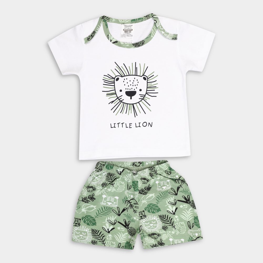 Yellow Hippo Infant Boy's Cotton Baba Suit | Vishal Mega Mart India