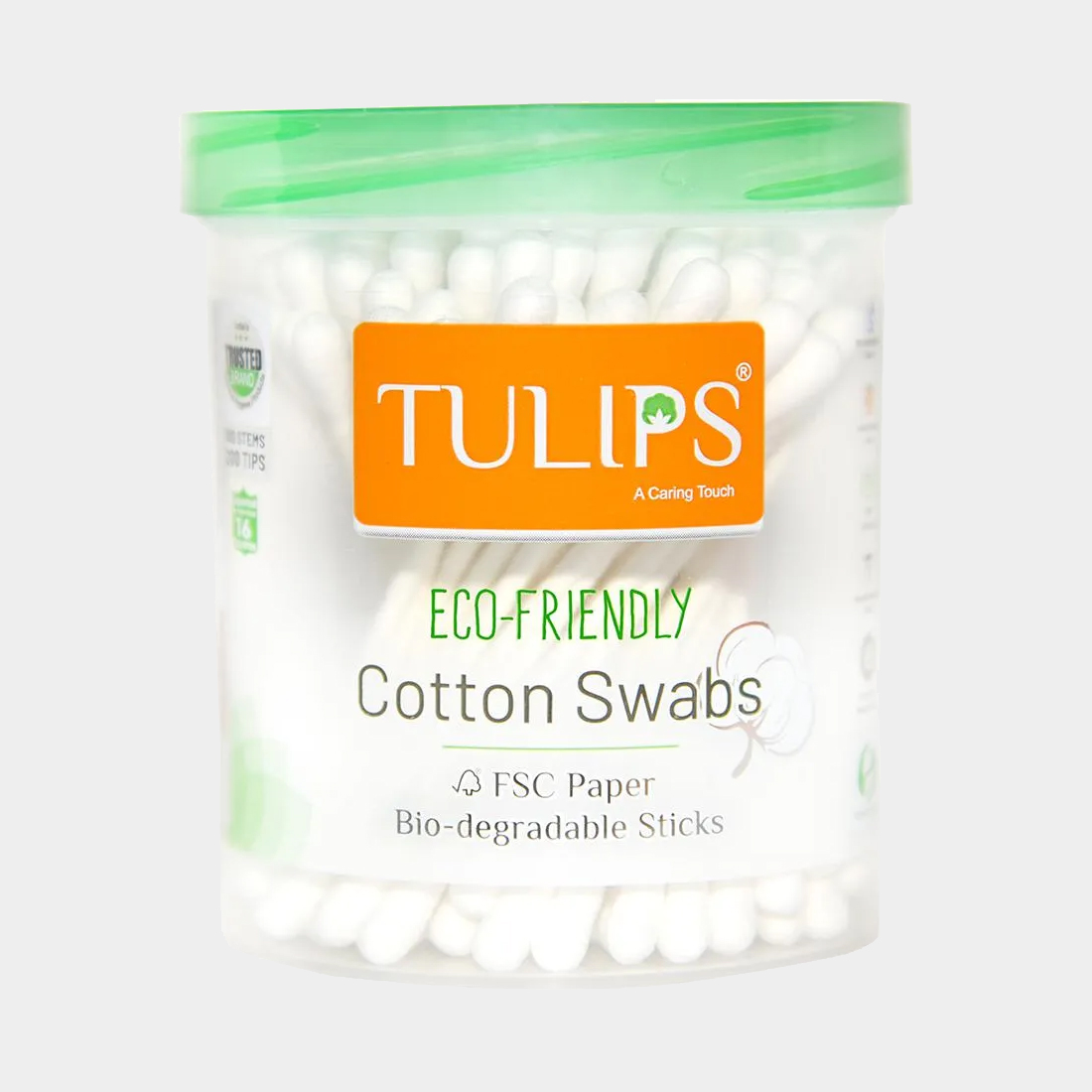 Tulip Tulips Cotton Buds Screw Jar 100 Pcs. | Vishal Mega Mart India