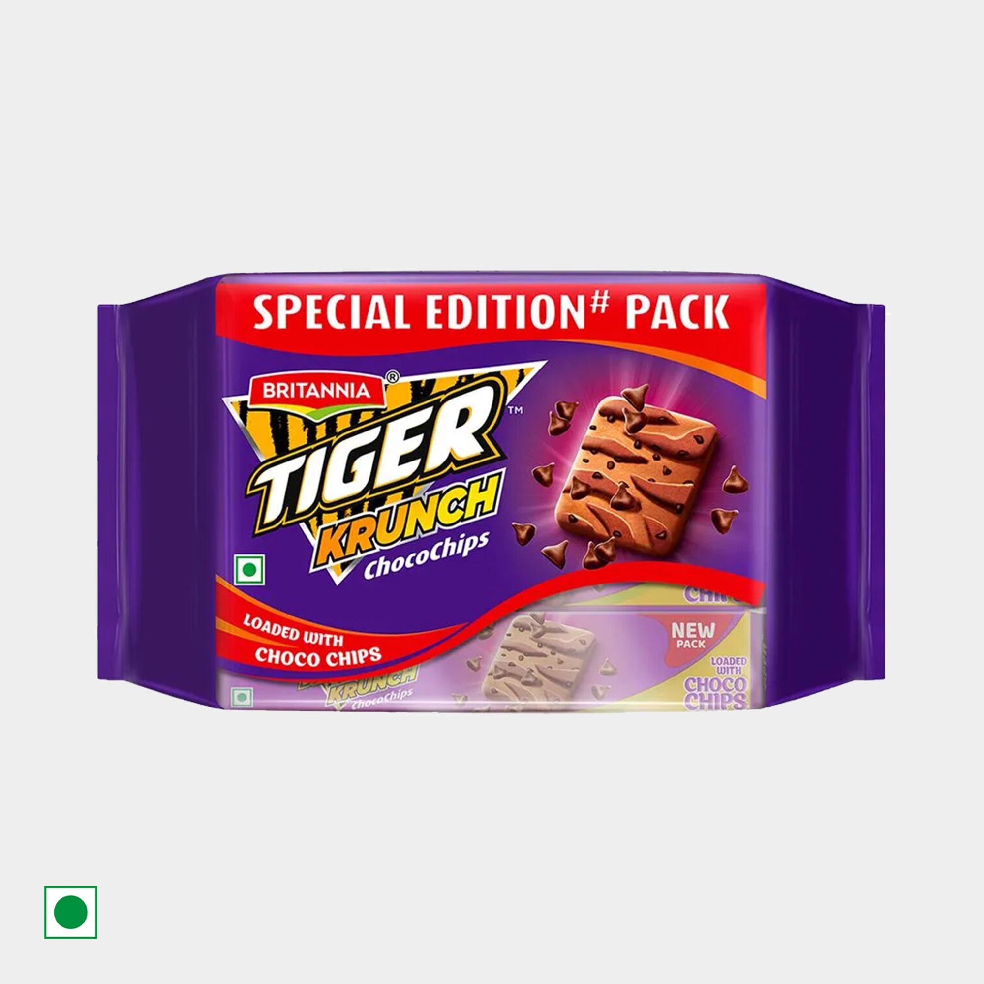 Britannia Tiger Krunch Choco Chips Biscuits | Vishal Mega Mart India