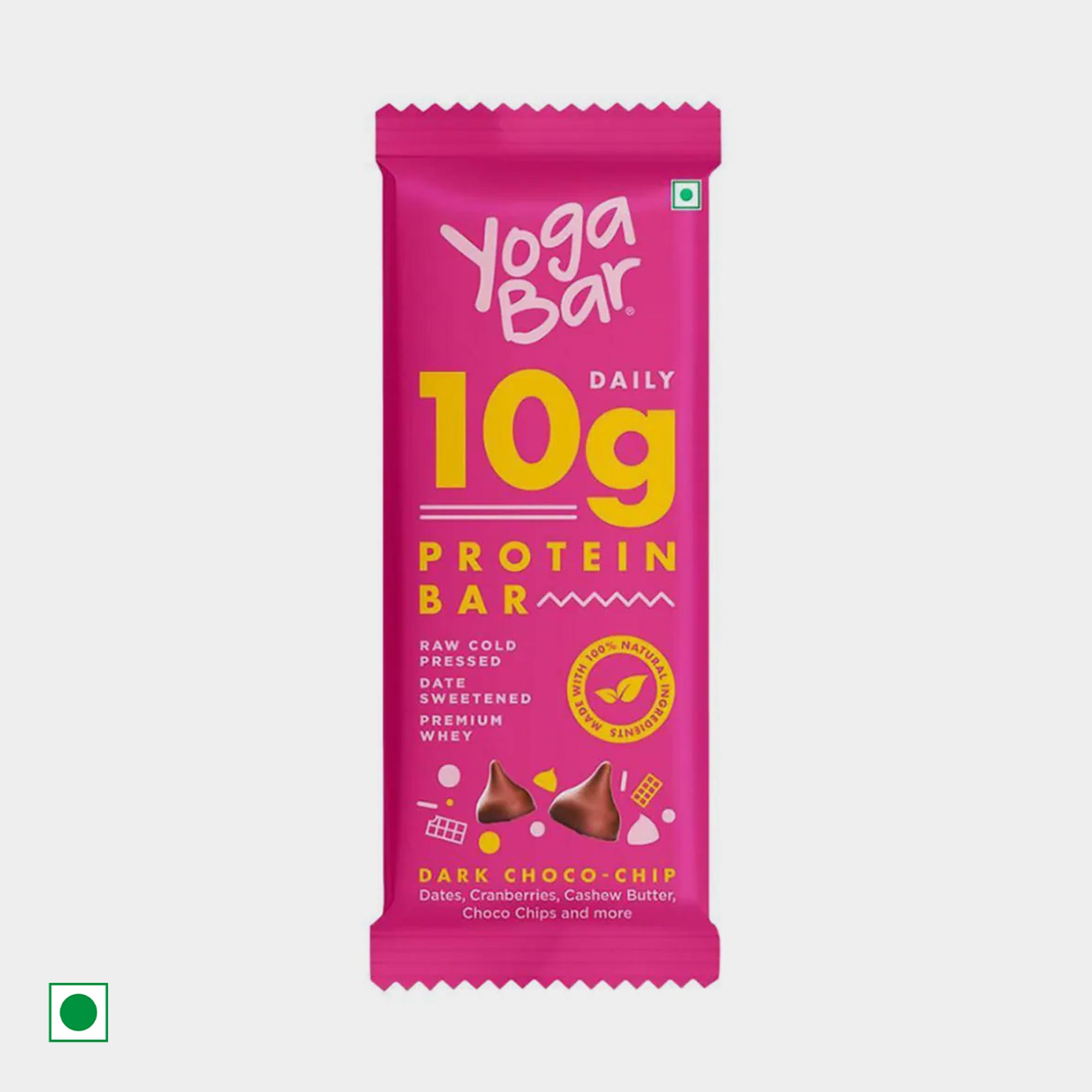 Yoga Bar Protein Dark Chocolate and Cranberry Bar | Vishal Mega Mart India