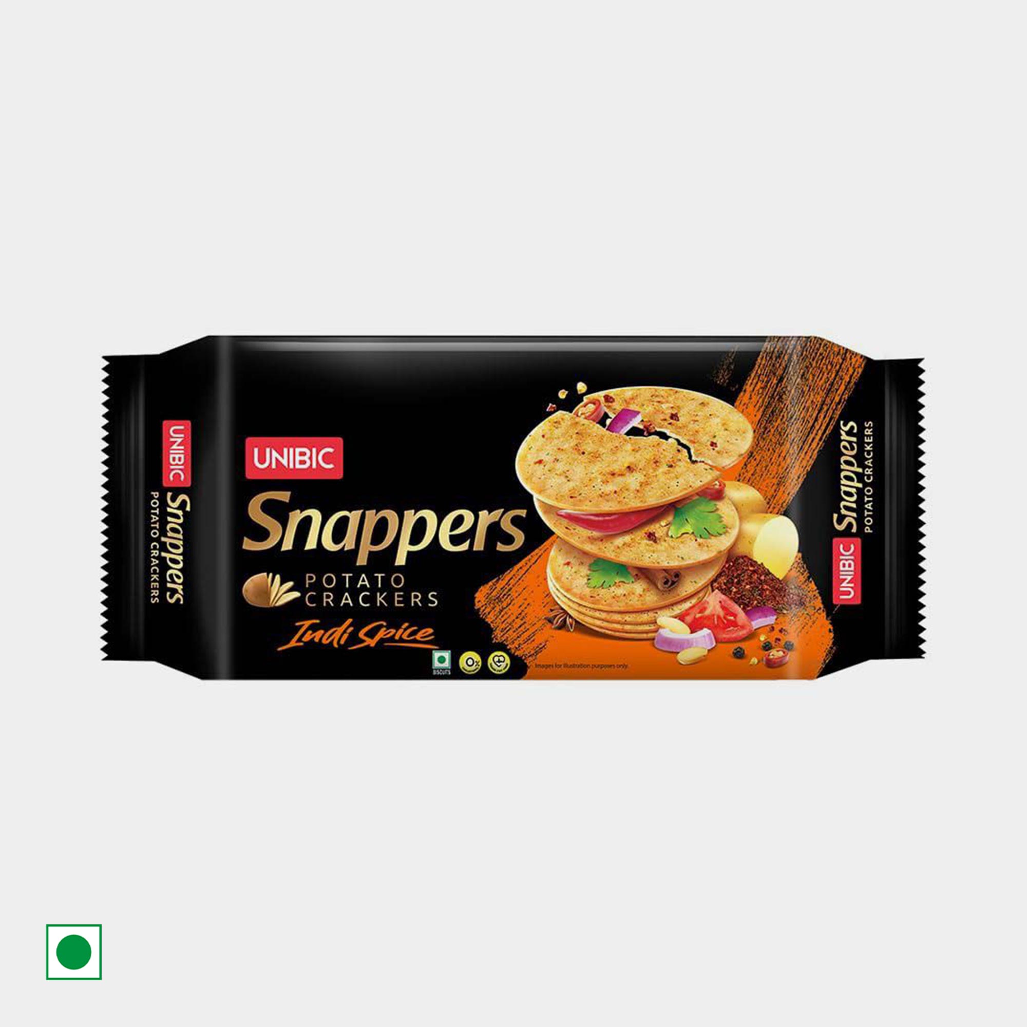 Unibic Snappers Potato Crackers - Indi Spice | Vishal Mega Mart India