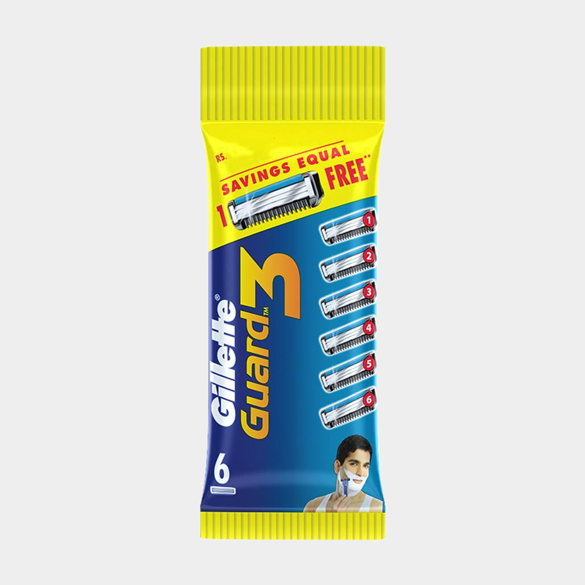 Gillette Guard 3 Shaving Cartridge | Vishal Mega Mart India