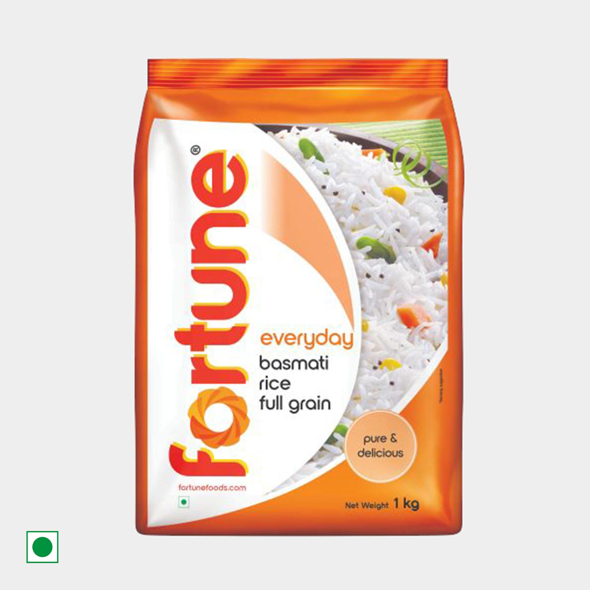 Fortune Everyday Basmati Rice, 1kg | Vishal Mega Mart India