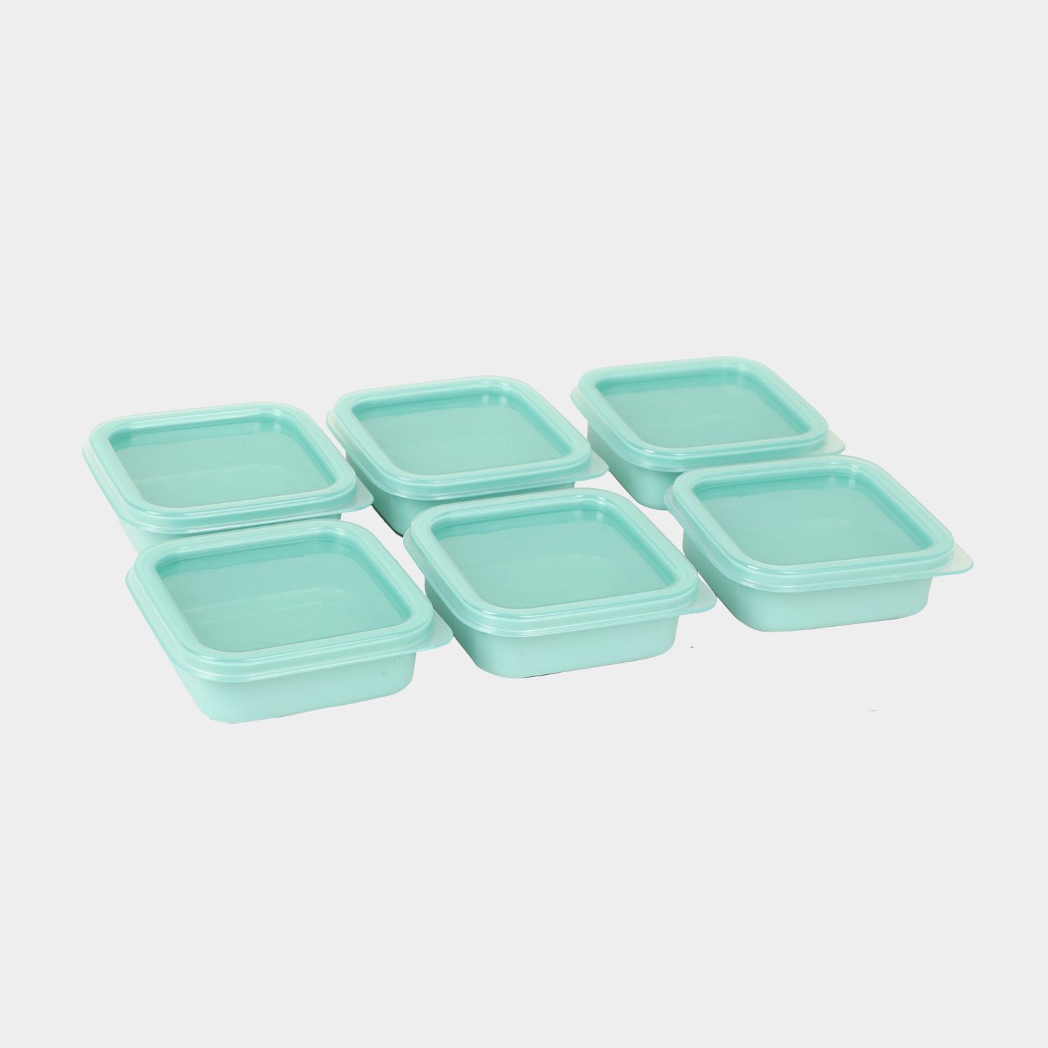 Home Select Plastic Container, Set of 6 - 125 ml | Vishal Mega Mart India