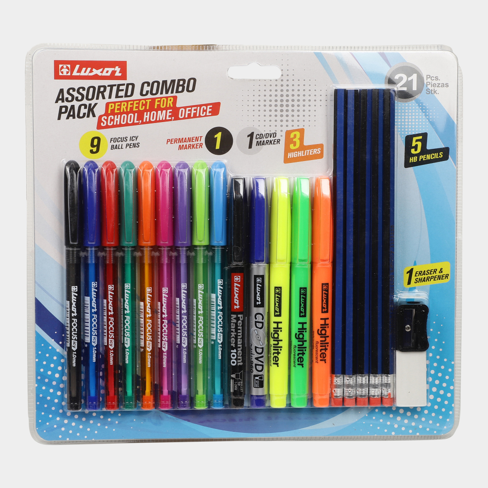 Luxor Assorted Combo Pen Set | Vishal Mega Mart India