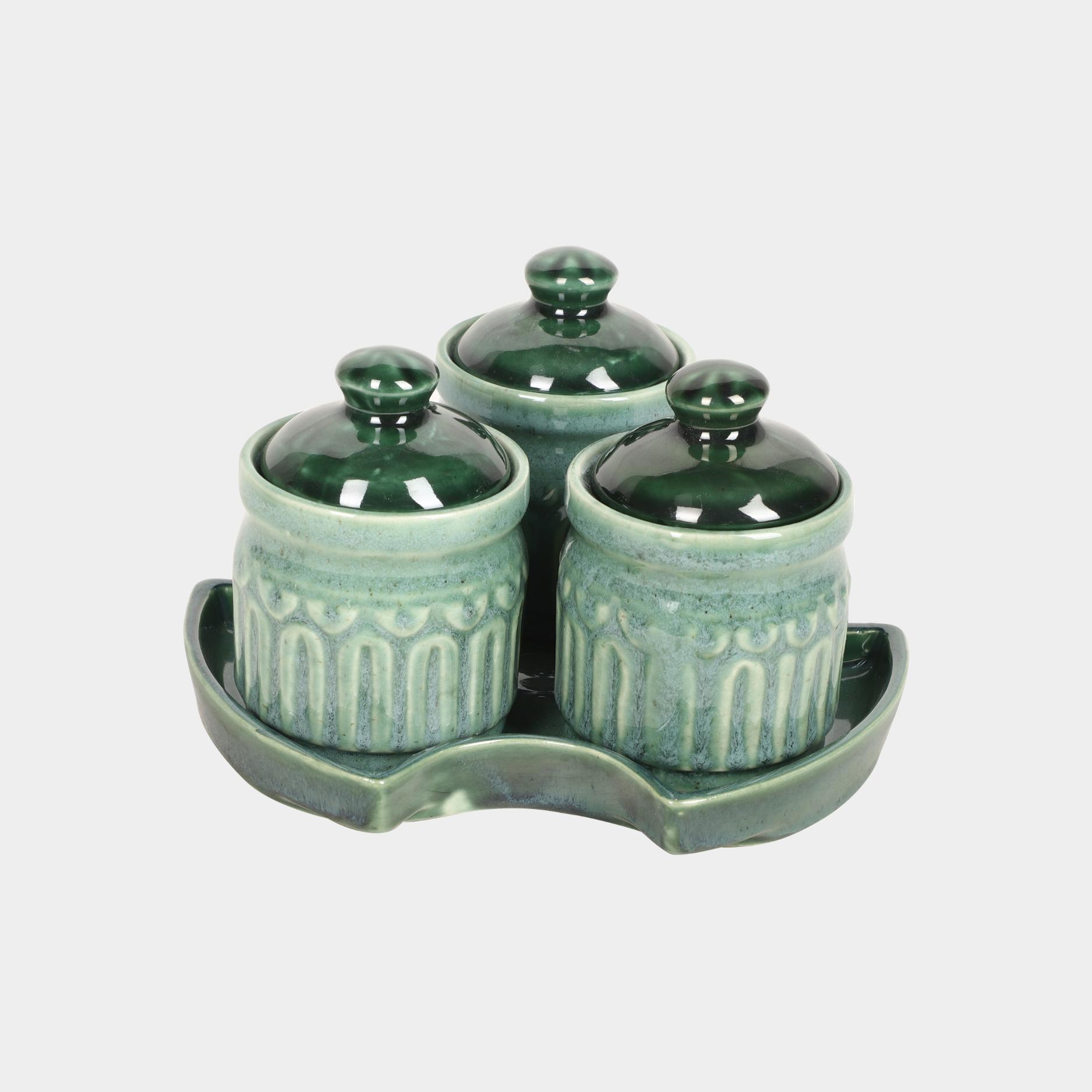 Home Finery 250ml Opalware Pickle Set | Vishal Mega Mart India
