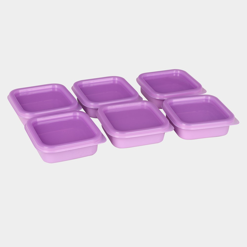 Home Select 125ml Plastic Container Set of 6 | Vishal Mega Mart India