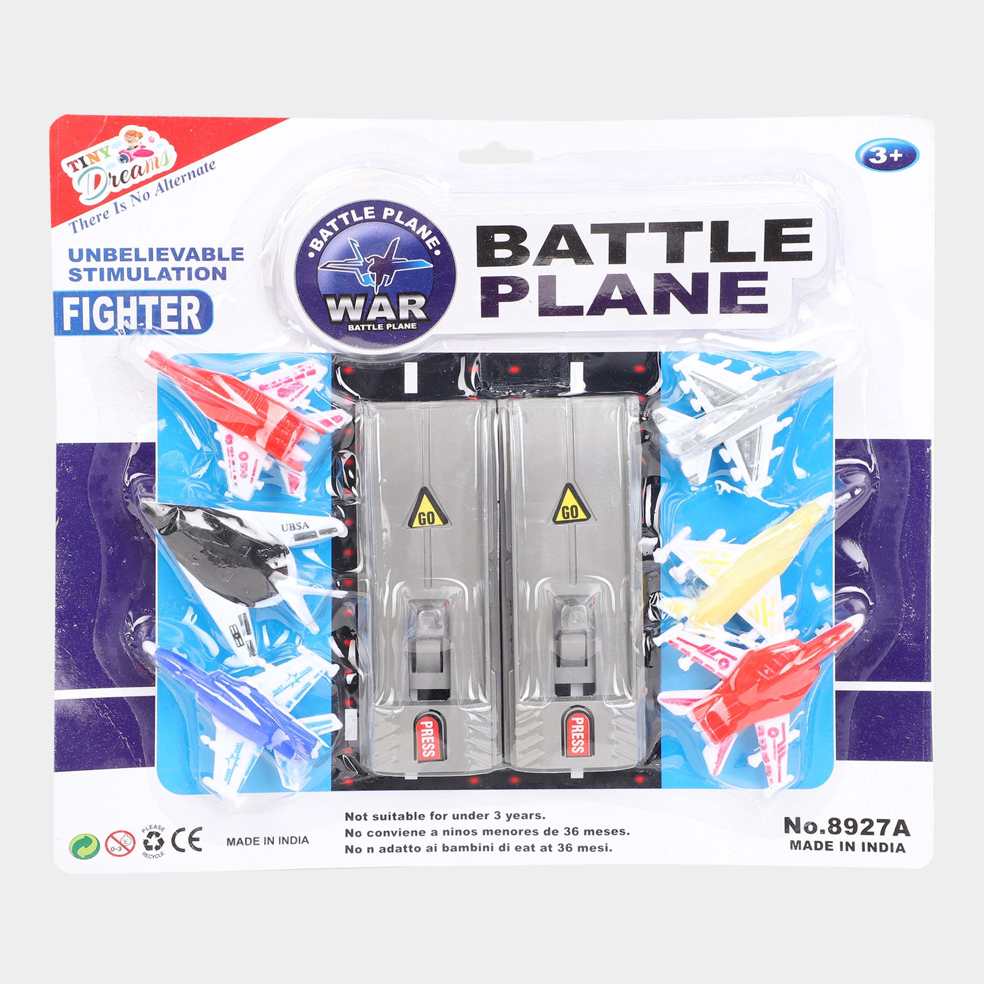 Krypton Kid's Plastic Friction Plane | Vishal Mega Mart India