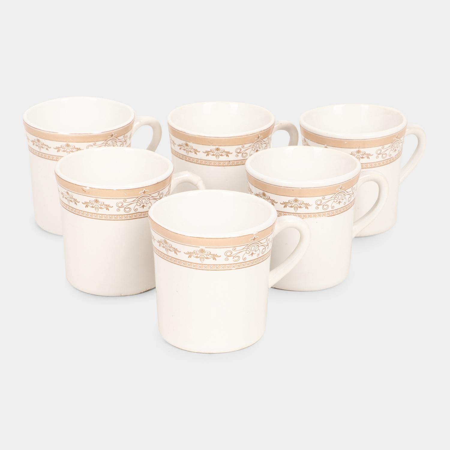 Home Finery 150 ml Stoneware Mug, Set of 6 | Vishal Mega Mart India