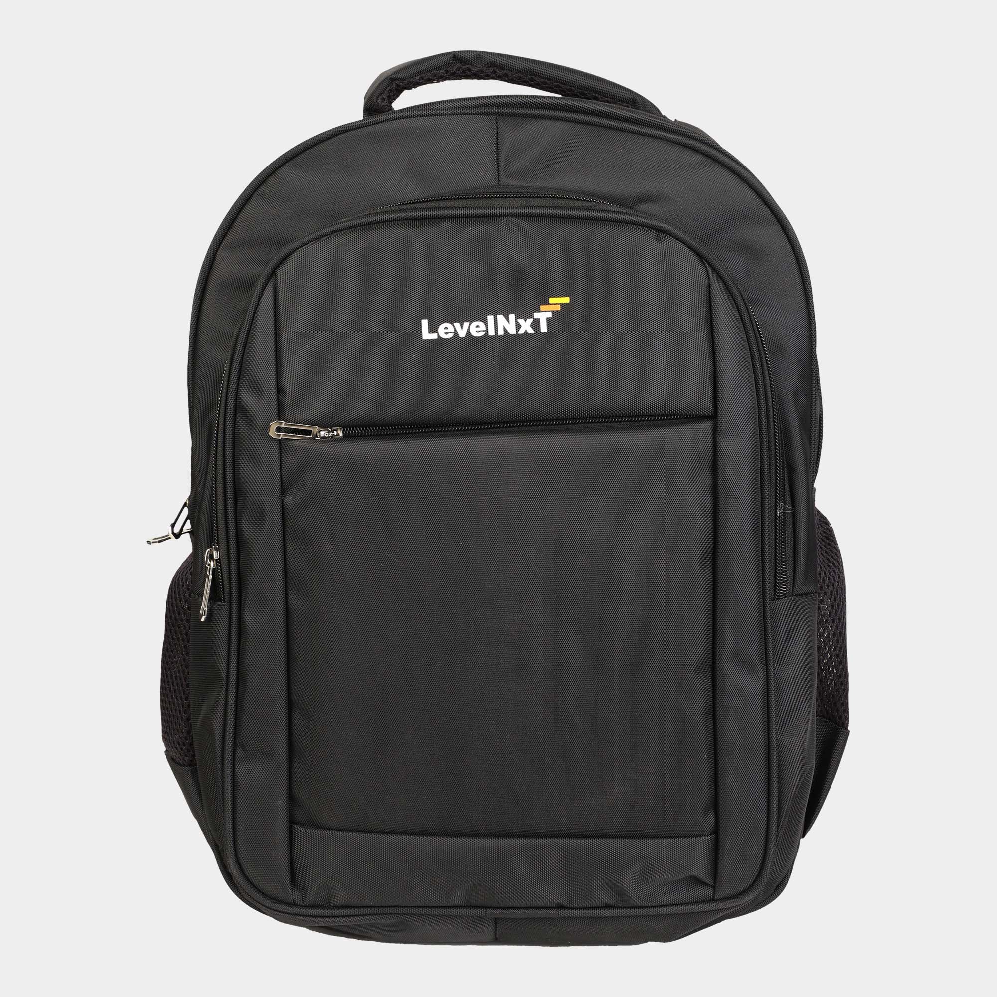 Levelnxt Black Backpack with Laptop Sleeve, 30 L(Approx) | Vishal Mega ...