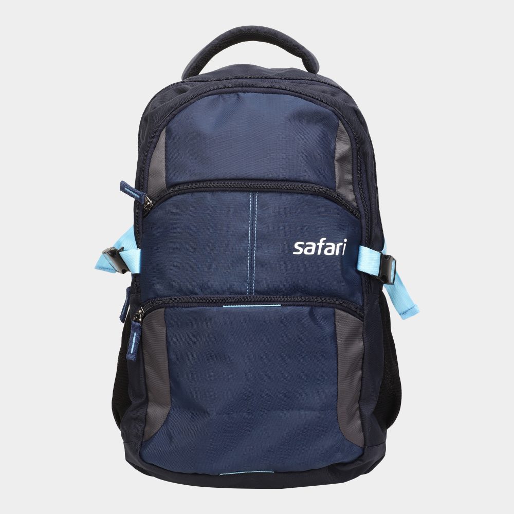 Safari Blue Polyester Backpack,30L (Approx) | Vishal Mega Mart India
