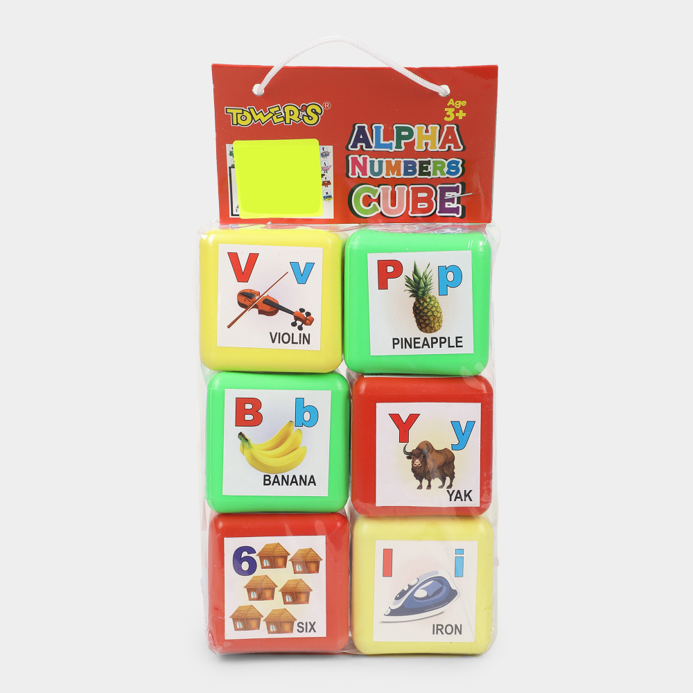 Kid's Alphabet & Numberic Cubes