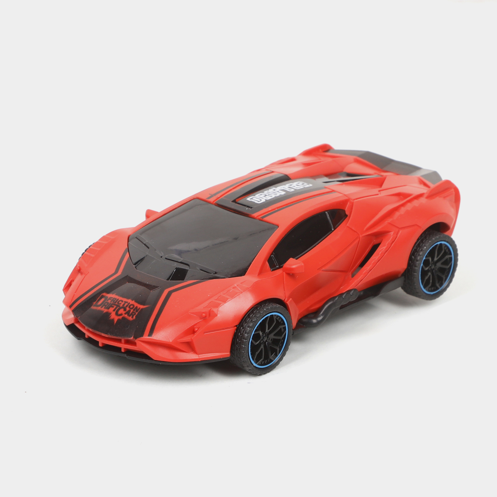Red Plastic Racing Car