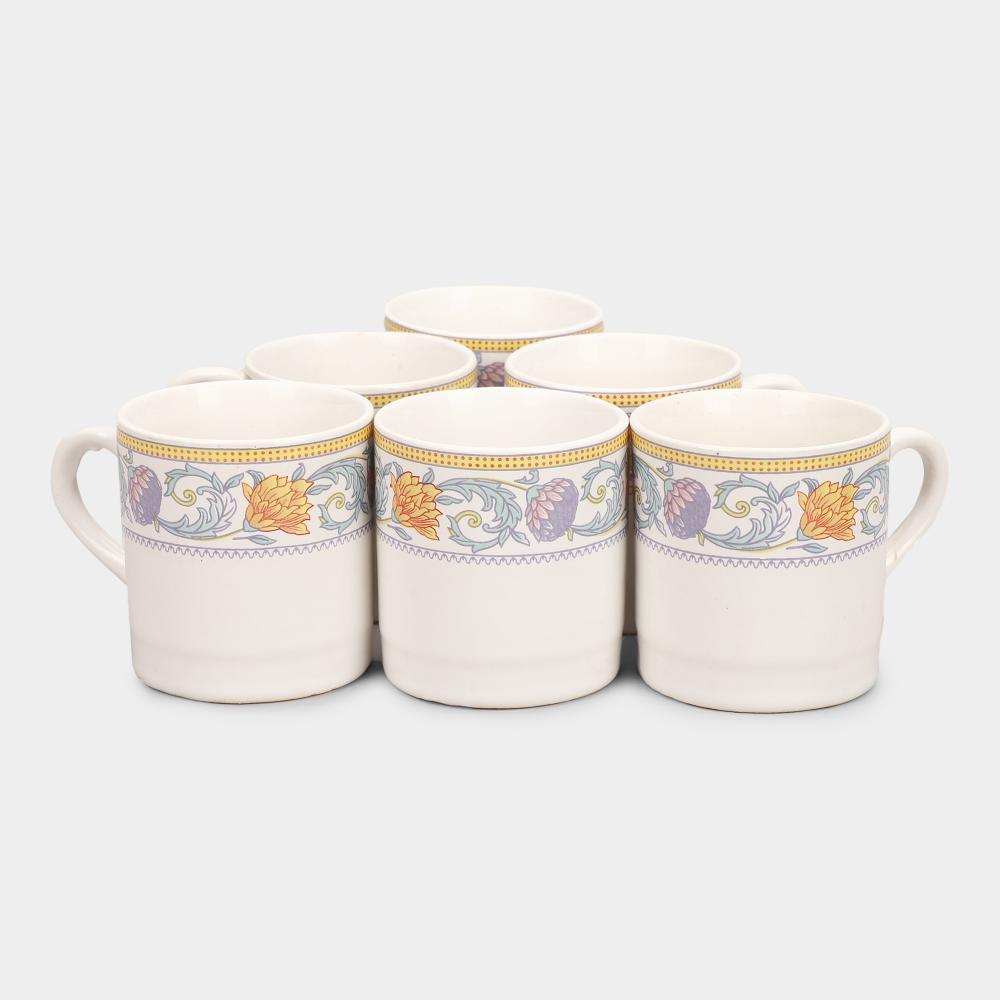 Home Finery 130ml White Bone China Mug | Vishal Mega Mart India