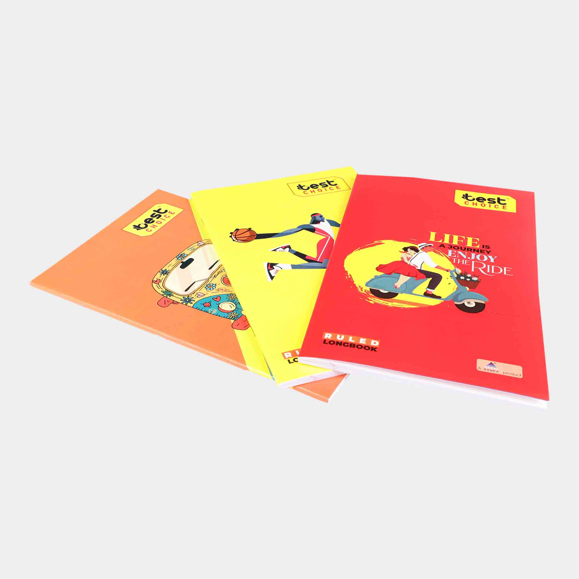 Ranka 128 Page Ruled Notebook, Set of 3 | Vishal Mega Mart India