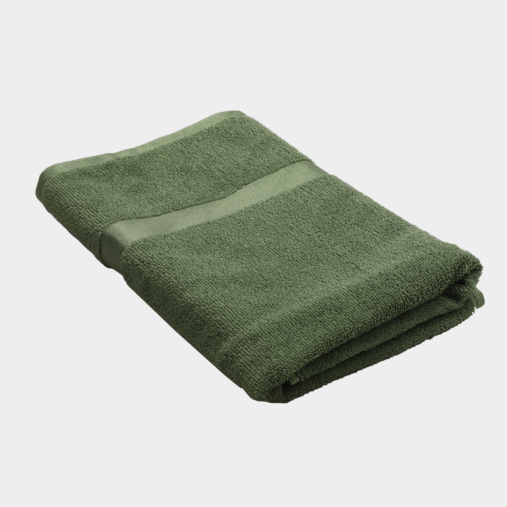 Home Beautiful Dark Green Micro Bath Towel | Vishal Mega Mart India