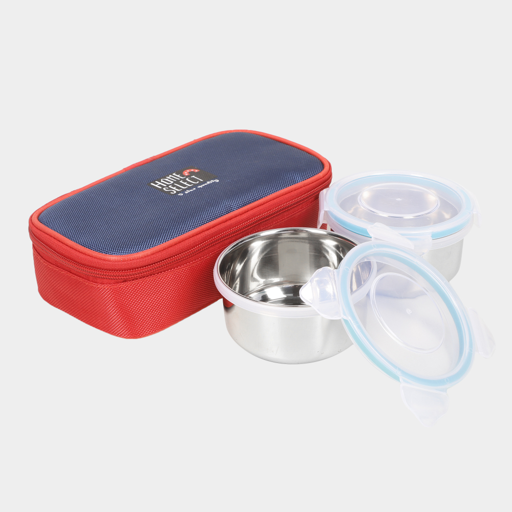 Home Select Plastic/Steel Lunch Box | Vishal Mega Mart India