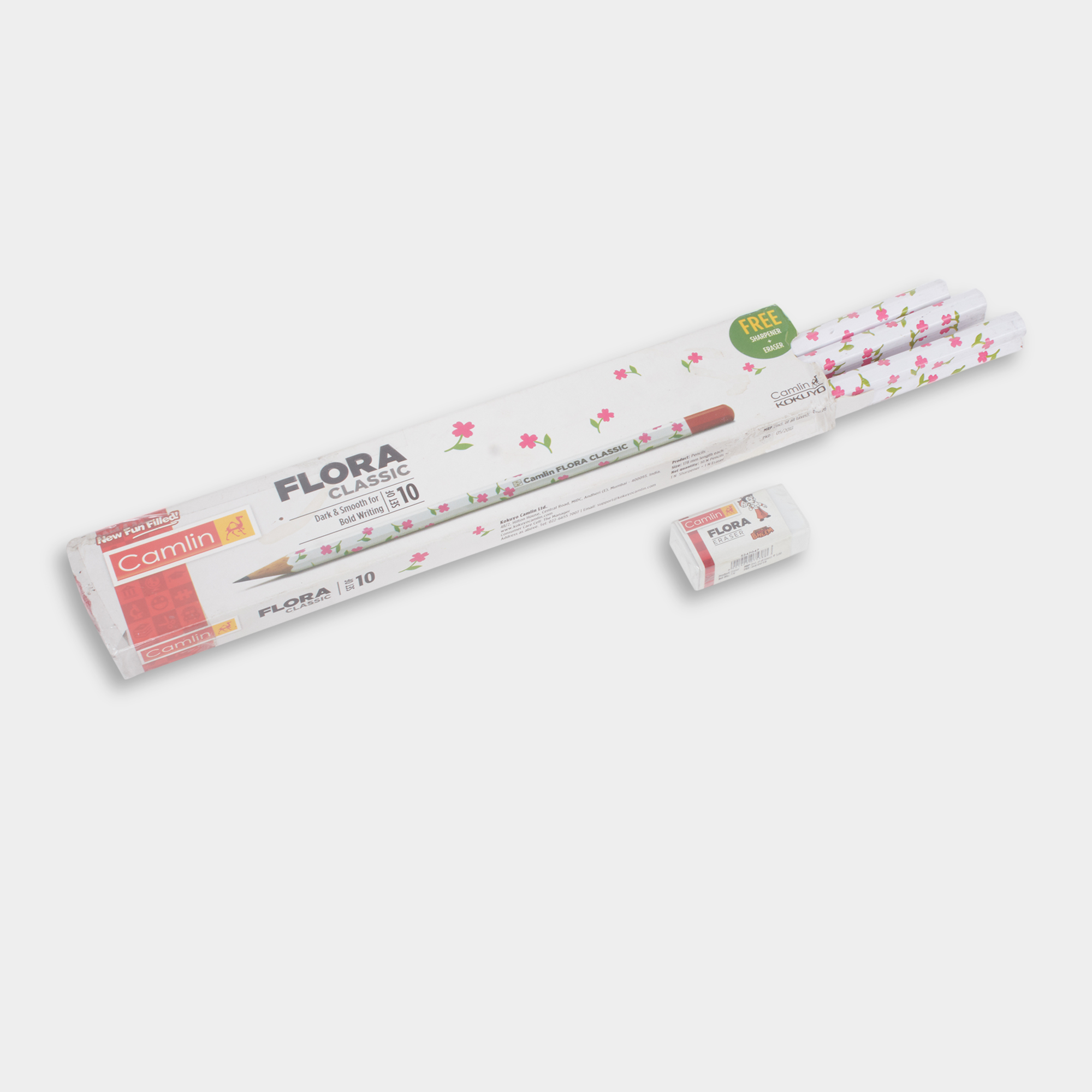 Camlin Flora Classic Pencil - Pack 10 | Vishal Mega Mart India