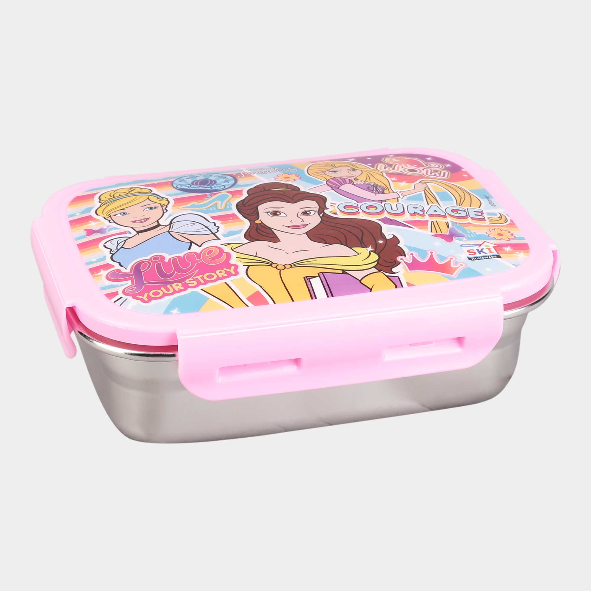 SKI Steel Lunch Box, 1 Container | Vishal Mega Mart India