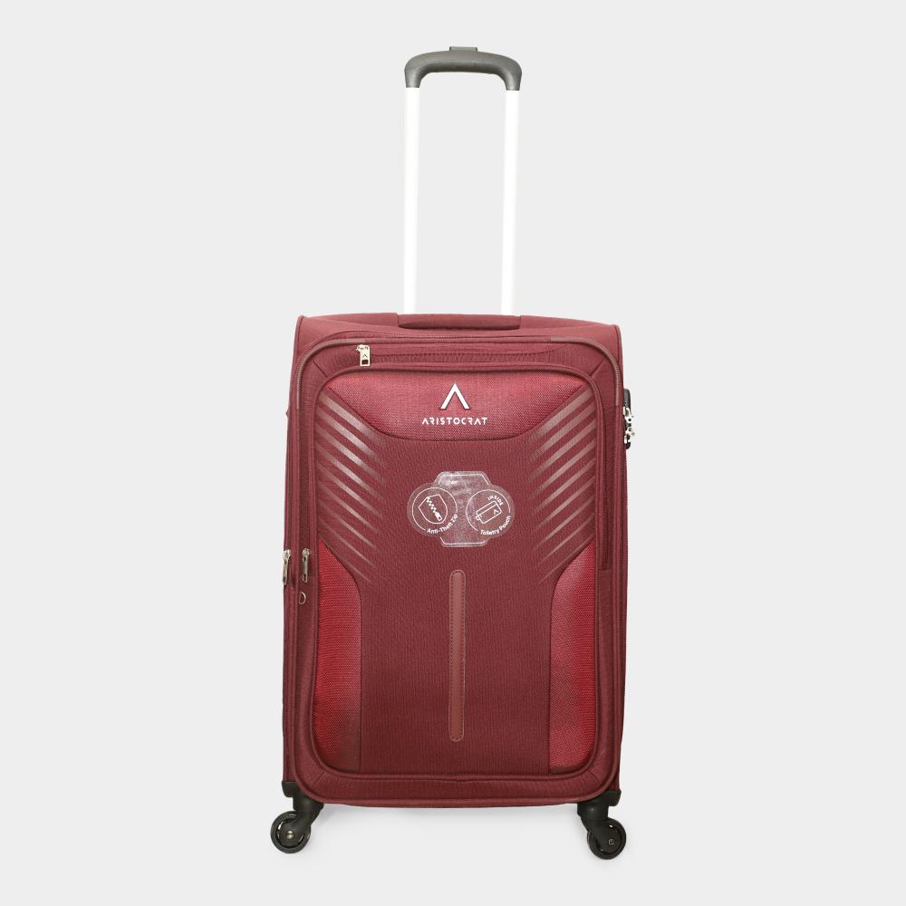 Aristocrat By VIP 4-Wheel Polyester Trolley, Medium | Vishal Mega Mart ...