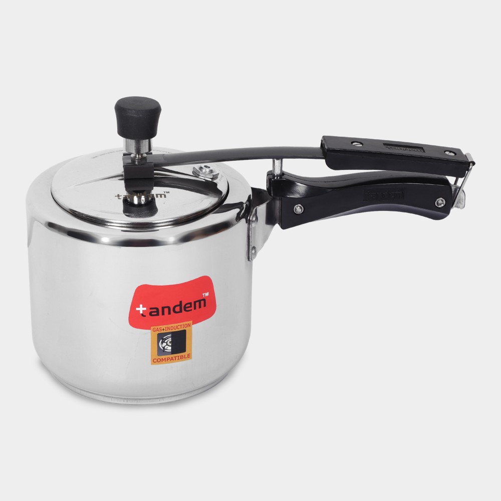 Tandem 3L Steel Pressure Cooker | Vishal Mega Mart India
