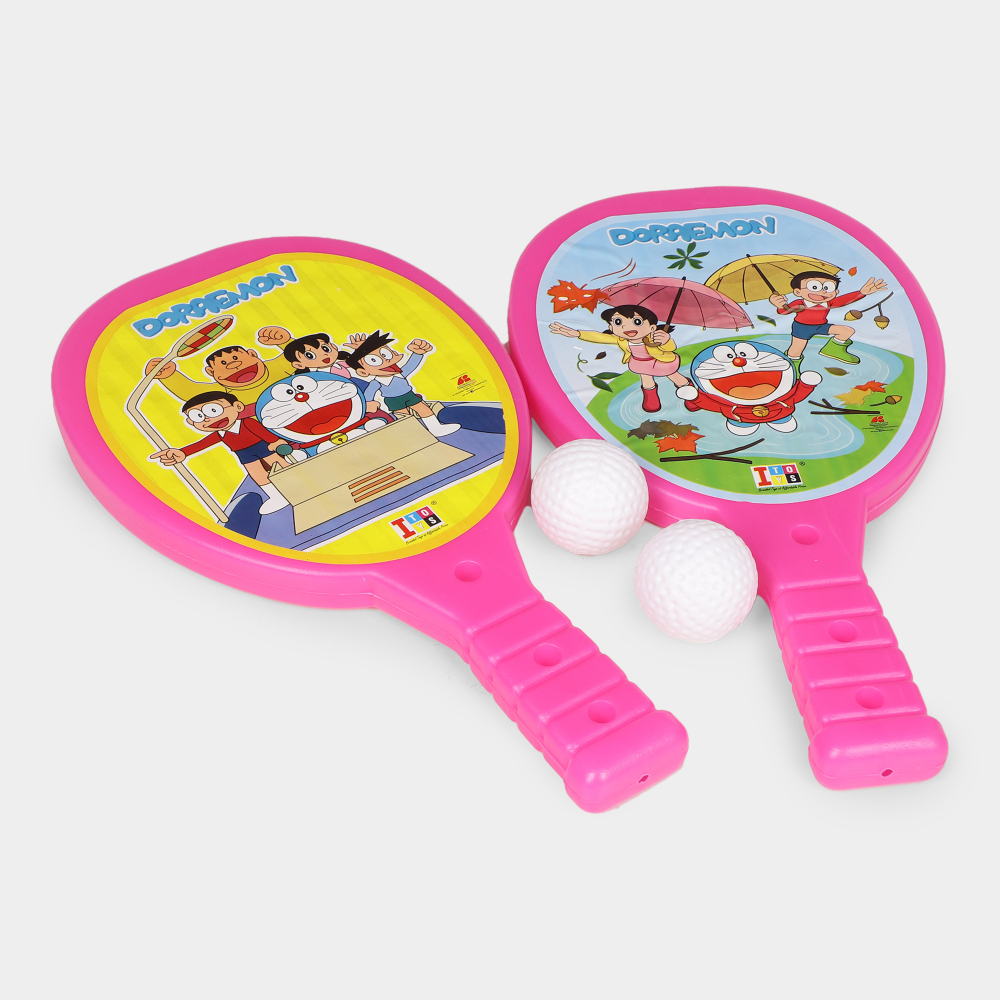 Kid's Doraemon Plastic Table Tennis Set