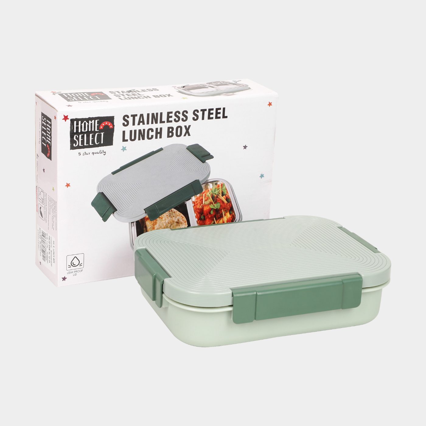 Home Select Stainless Steel Lunch Box | Vishal Mega Mart India