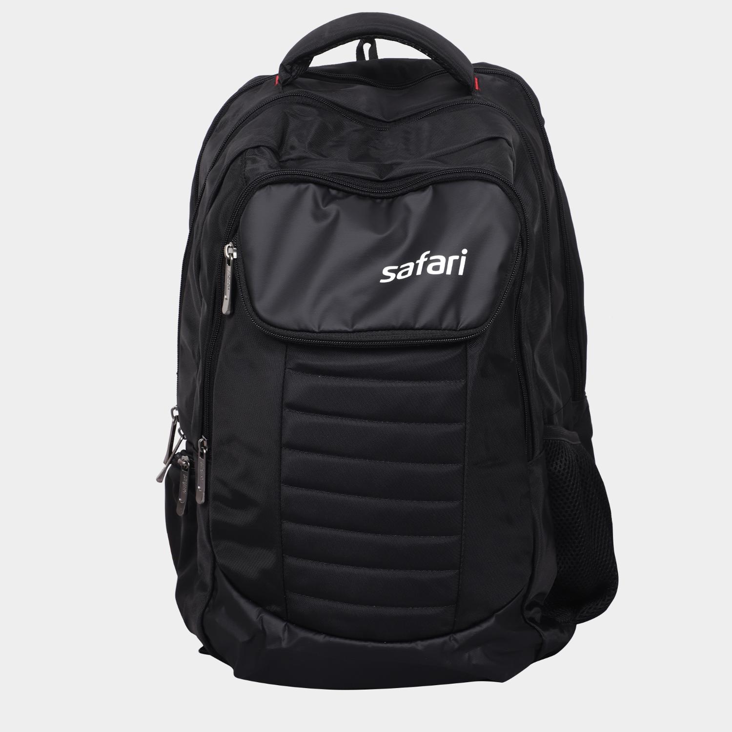 Safari Black Black Polyester Backpack,32L (Approx) | Vishal Mega Mart India
