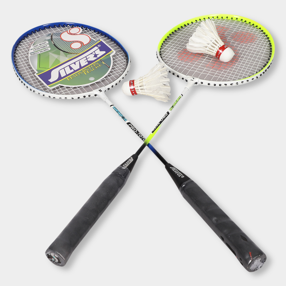 Kid's Black Metal Badminton Racket