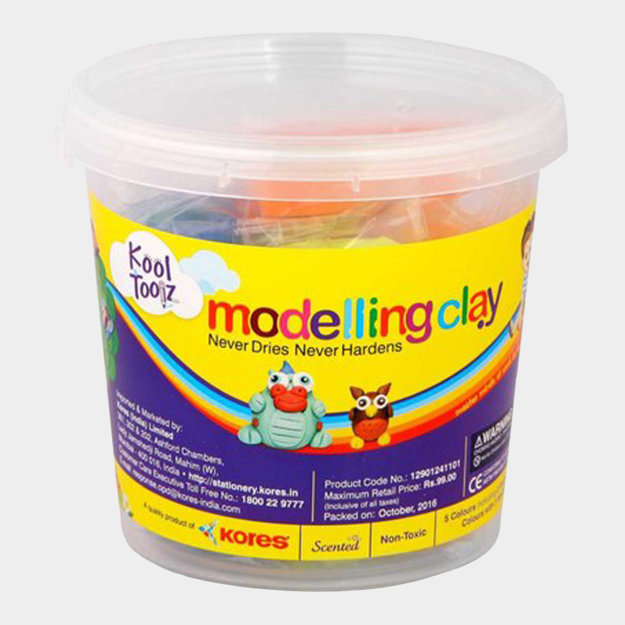 Kores Modelling Clay Set, 8 Shades | Vishal Mega Mart India