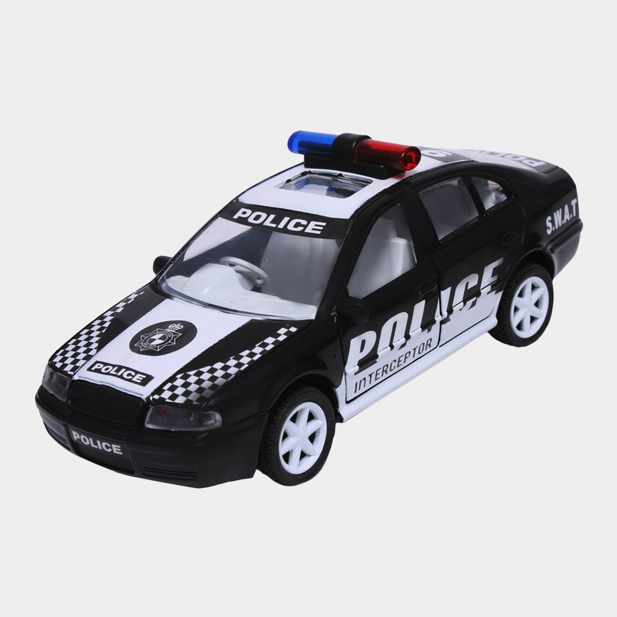 Skuba Swat Door Openable Pull Back Car - Color/Design May Vary