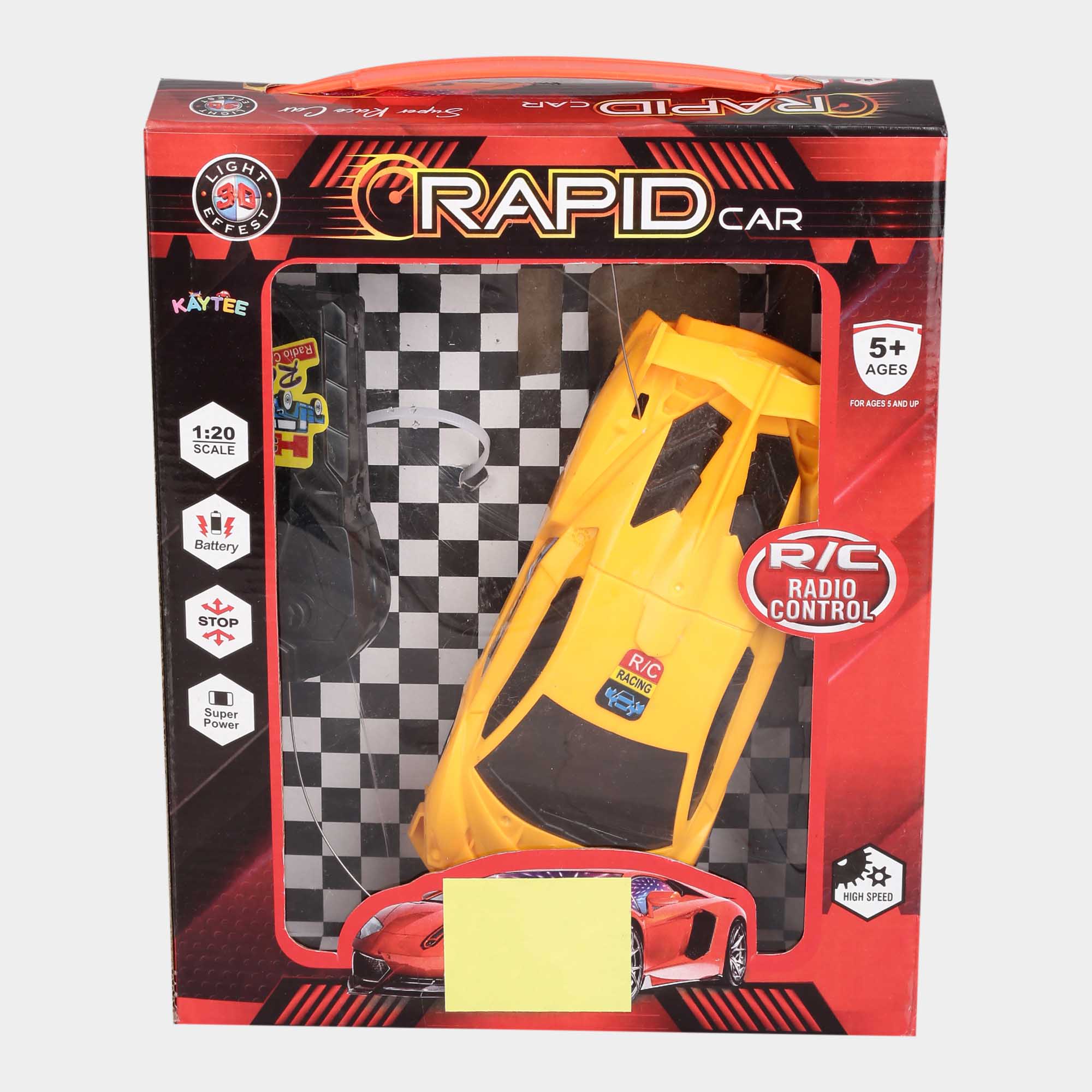 Kid's Plastic Battery Operated Car