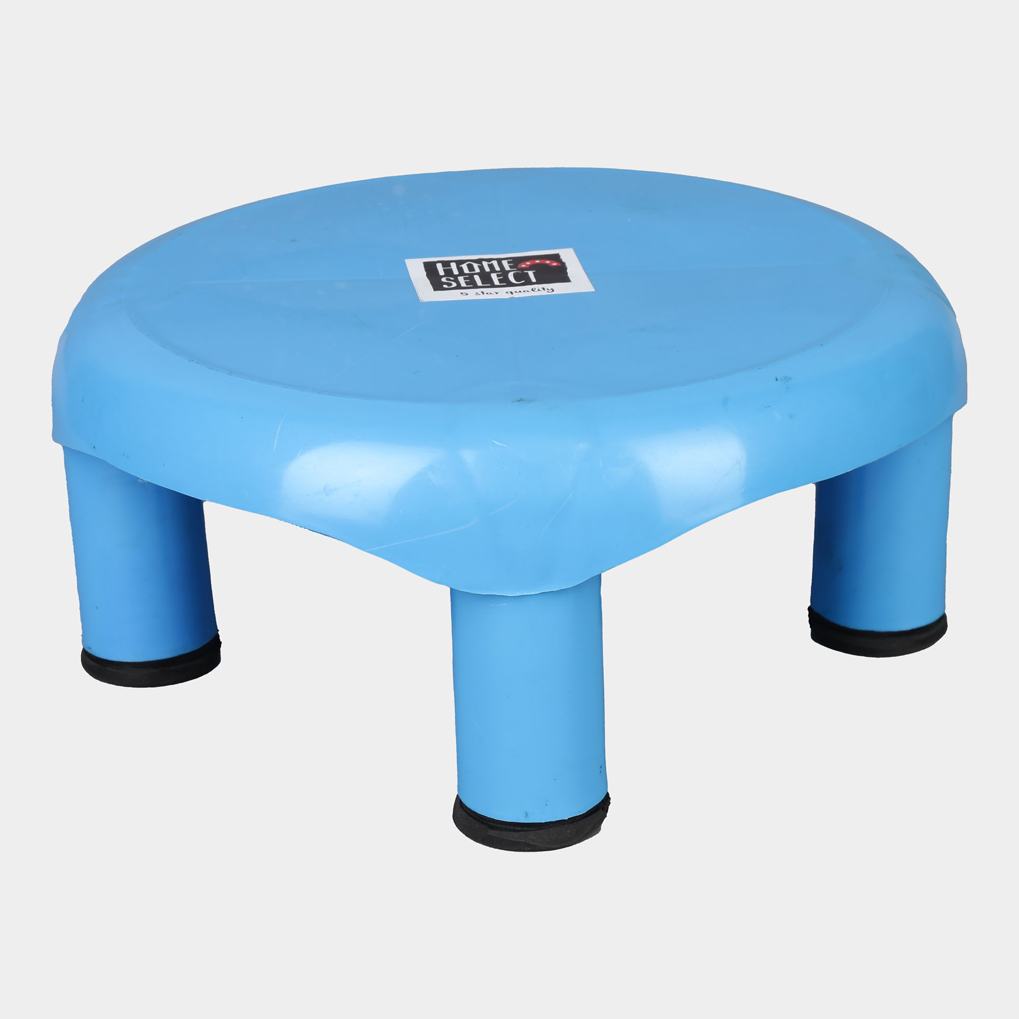 Home Select Blue Plastic Bath Stool | Vishal Mega Mart India