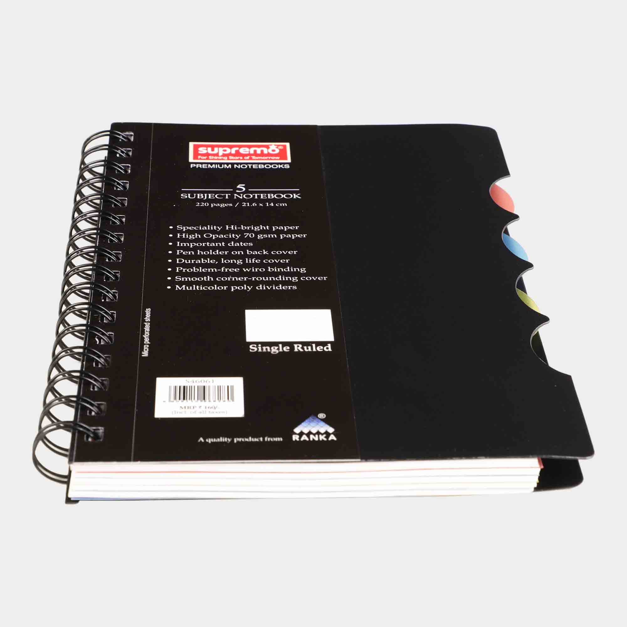 Ranka 220 Page Ruled Spiral Notebook | Vishal Mega Mart India
